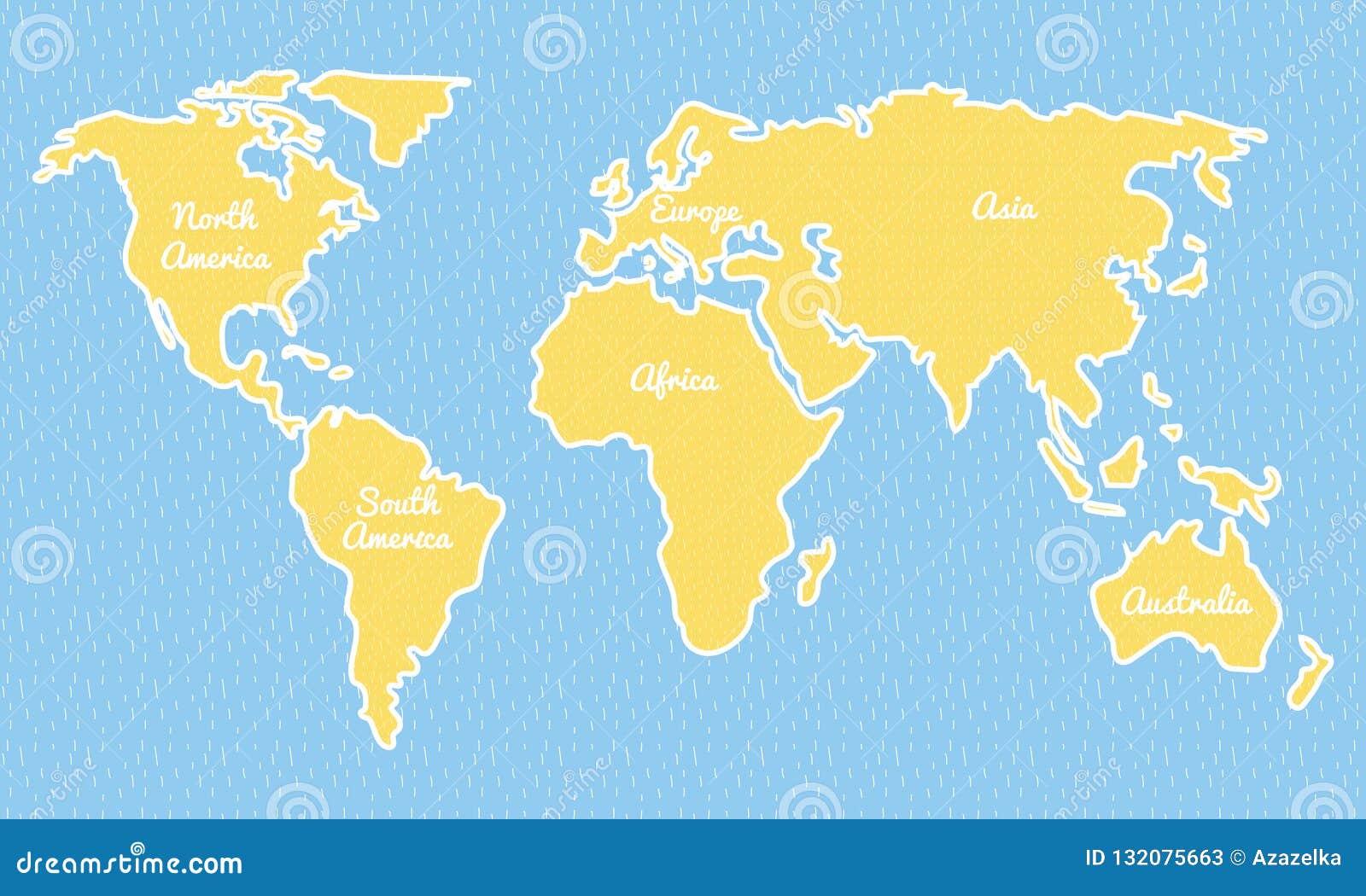 Molde Ilustrado Mapa Do Mundo Ilustração do Vetor - Ilustração de fundo ...