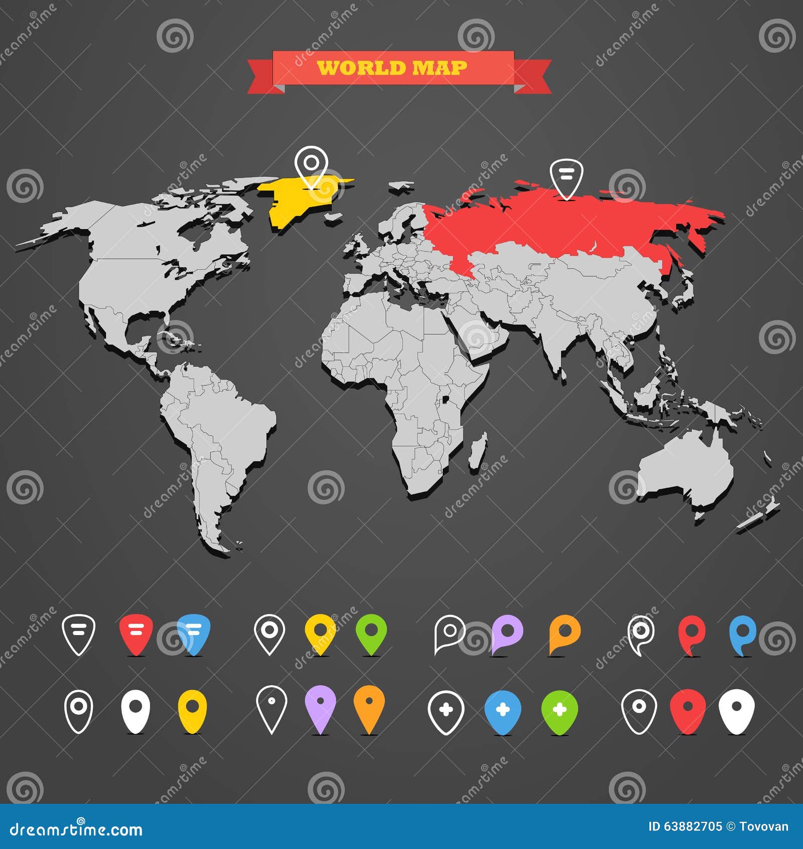 Molde Infographic Do Mapa Do Mundo Ilustração do Vetor - Ilustração de ...