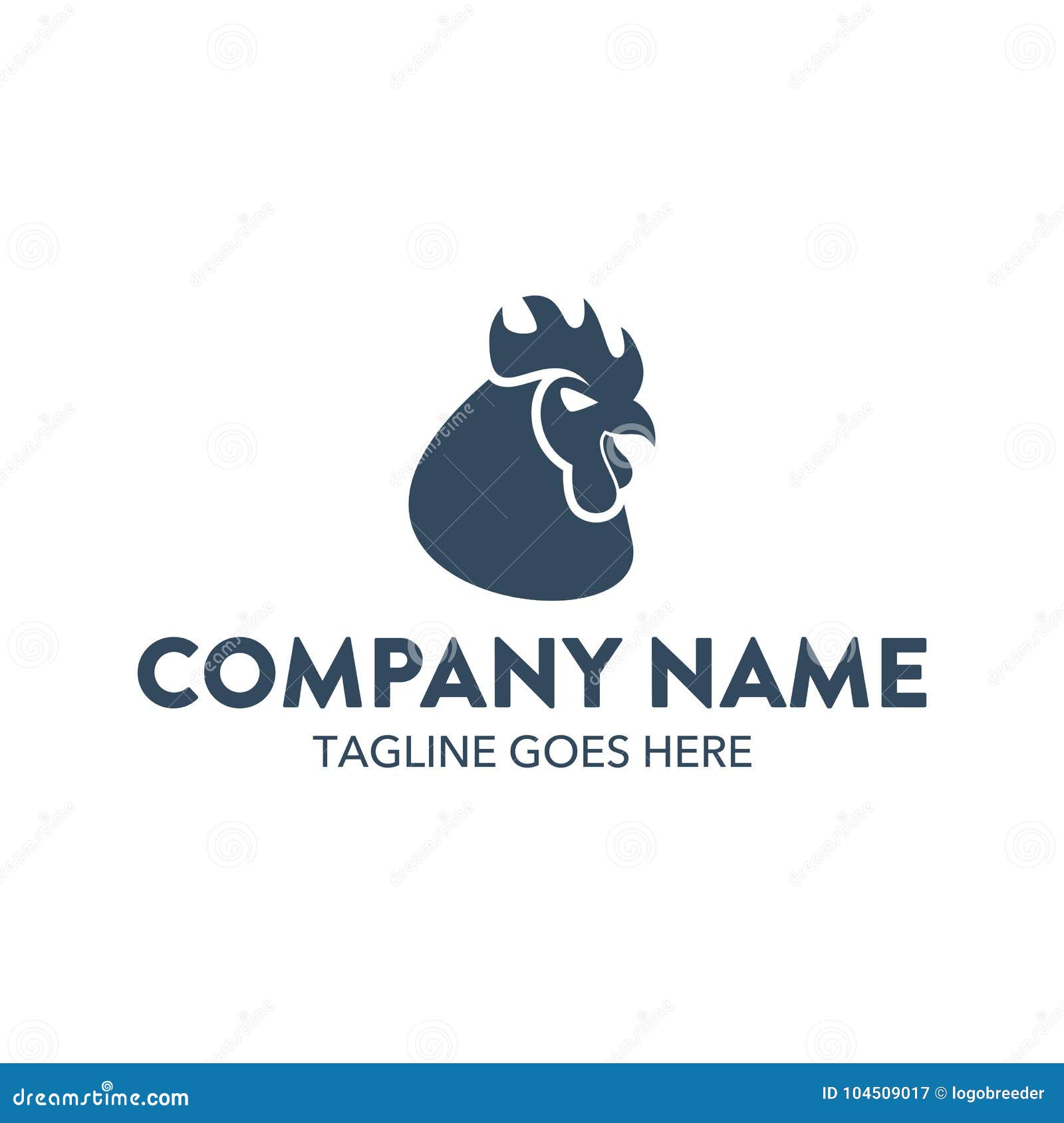 Molde Original Do Logotipo Da Galinha Vetor Editable Ilustração do ...