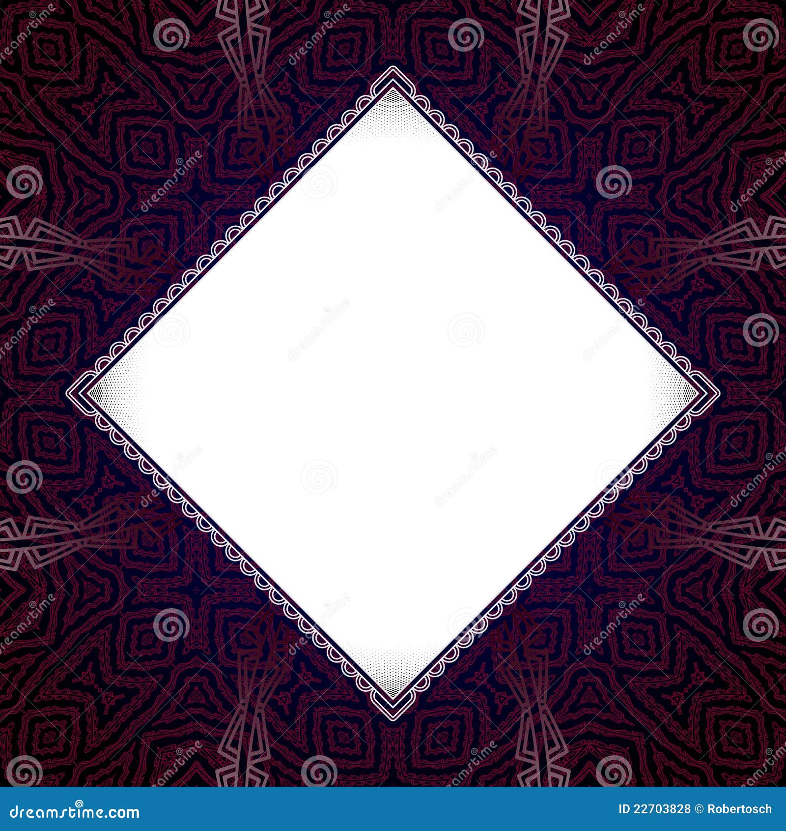 Molde Quadrado Para O Projeto Ilustração do Vetor - Ilustração de ...