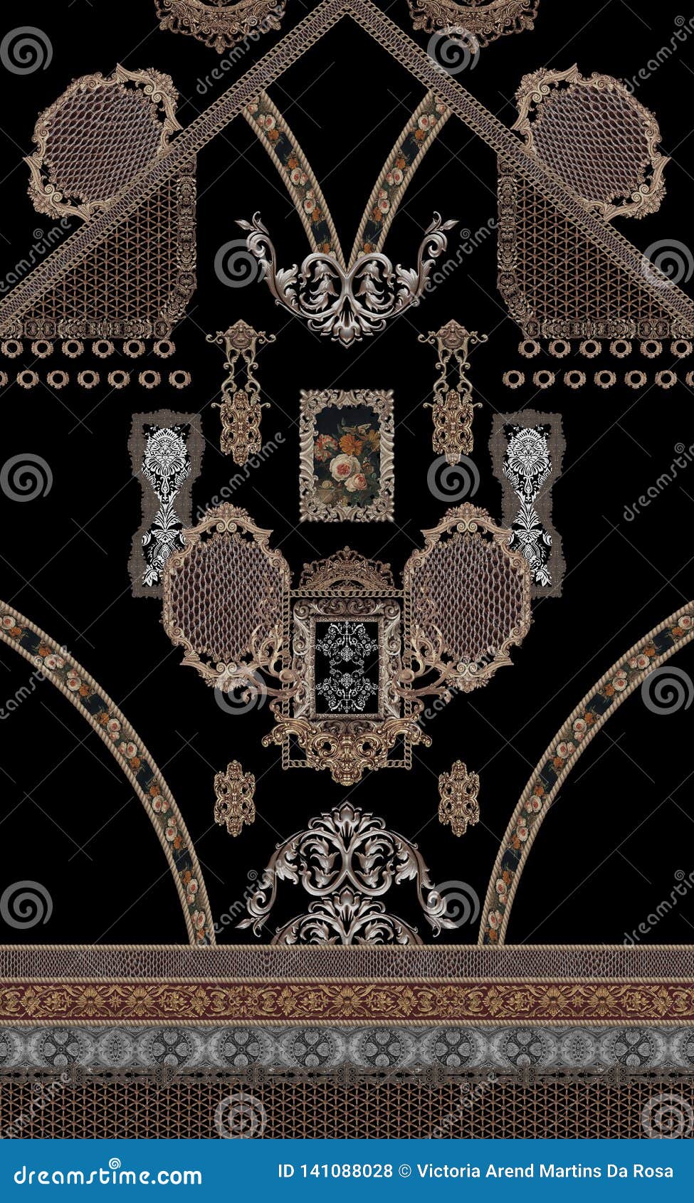 Versace Texture Stock Illustrations – 3,145 Versace Texture Stock ...