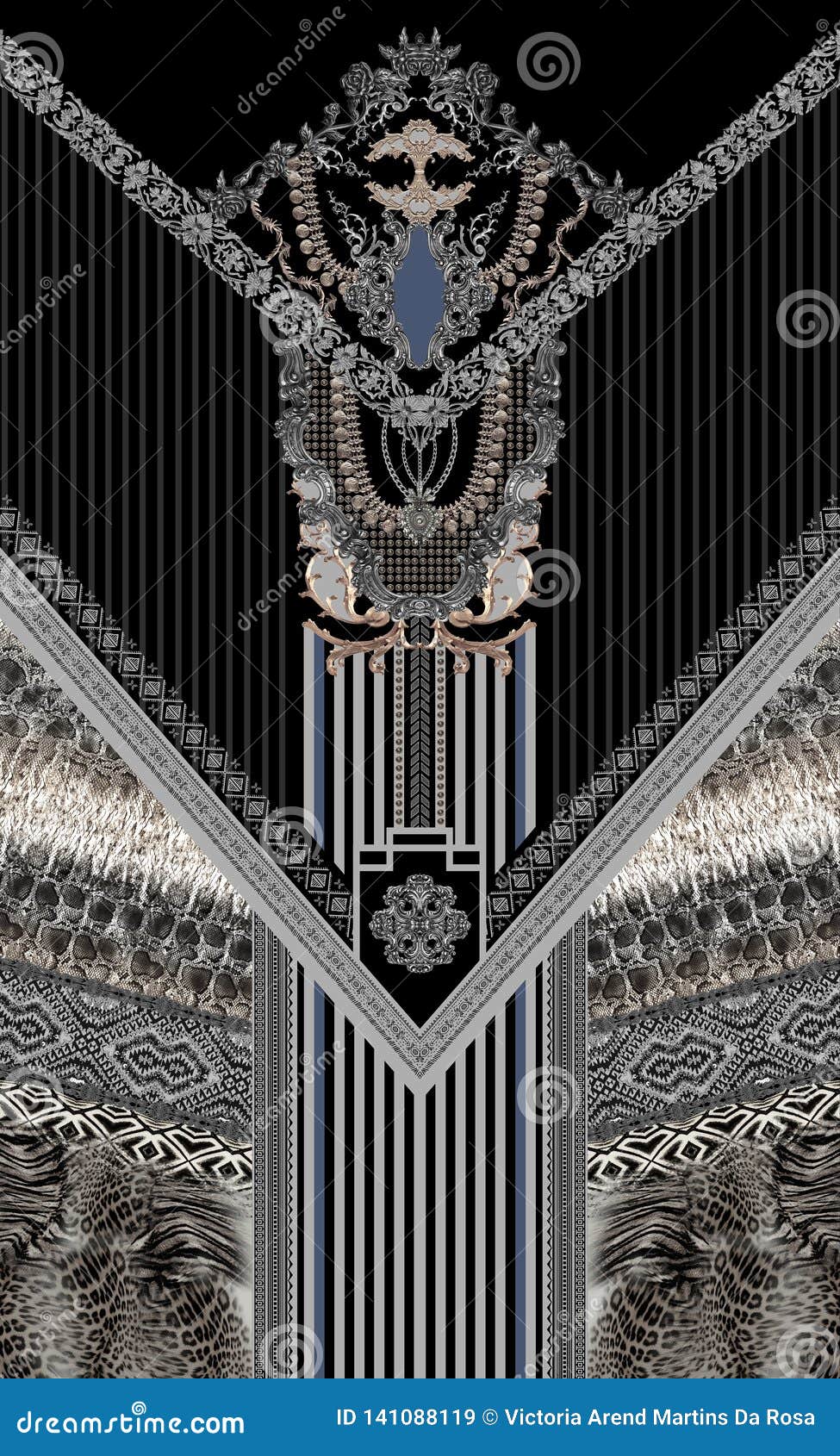 Jewellery Abstract Object Structure From Waves, Particles Fluids And ...