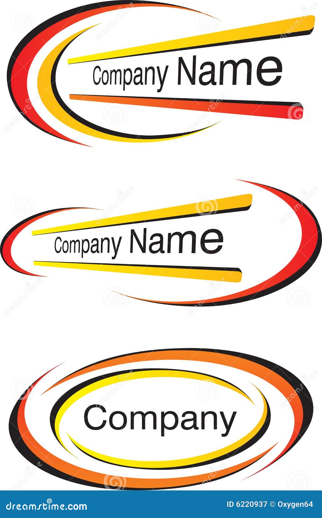 Moldes Corporativos Do Logotipo Ilustração do Vetor - Ilustração de ...