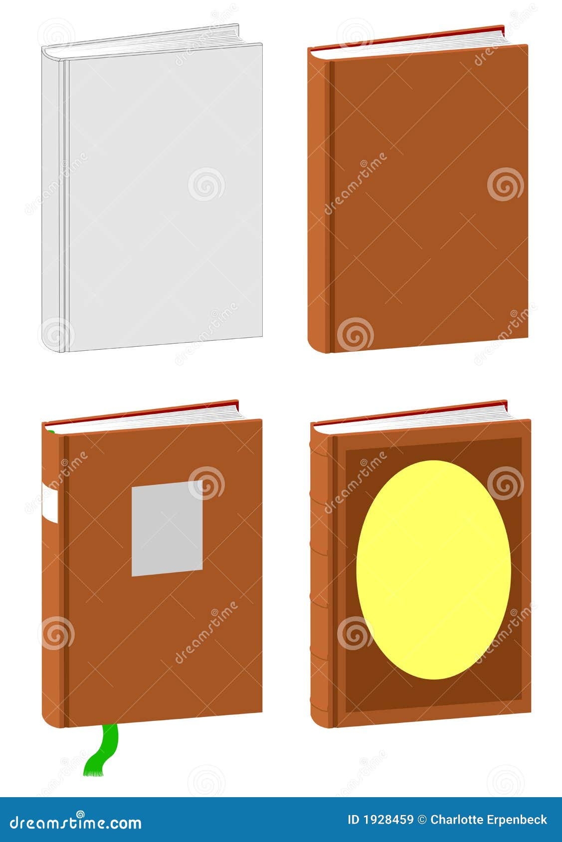 Moldes do livro ilustração do vetor. Ilustração de moderno - 1928459