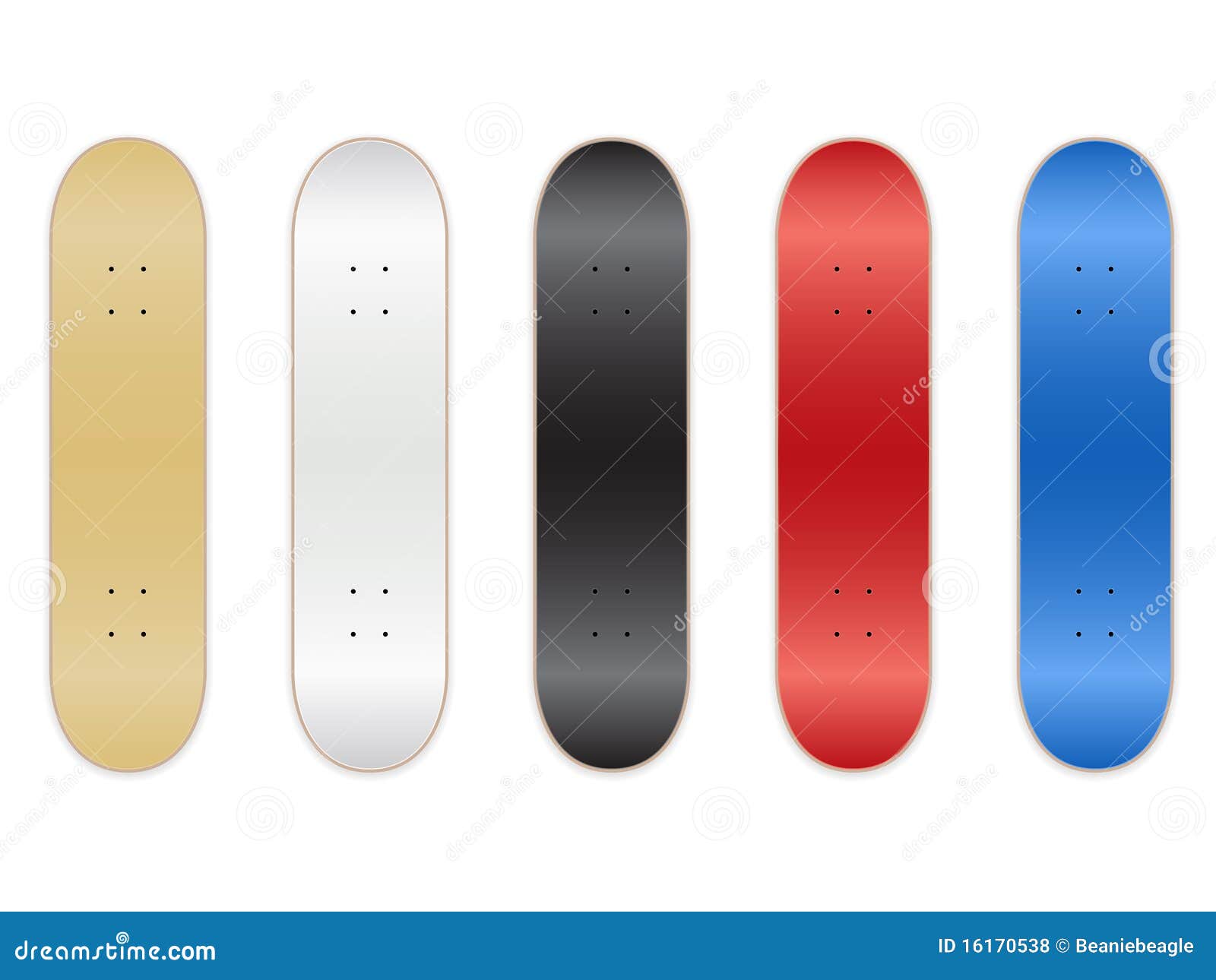 Moldes do skate ilustração do vetor. Ilustração de vazio - 16170538