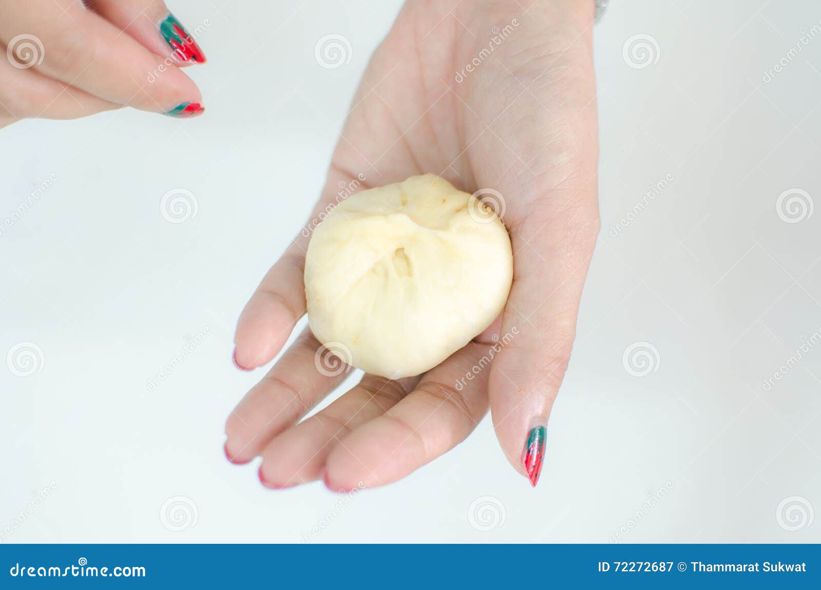 Molding a bun stock image. Image of cocoa, balance, candy - 72272687