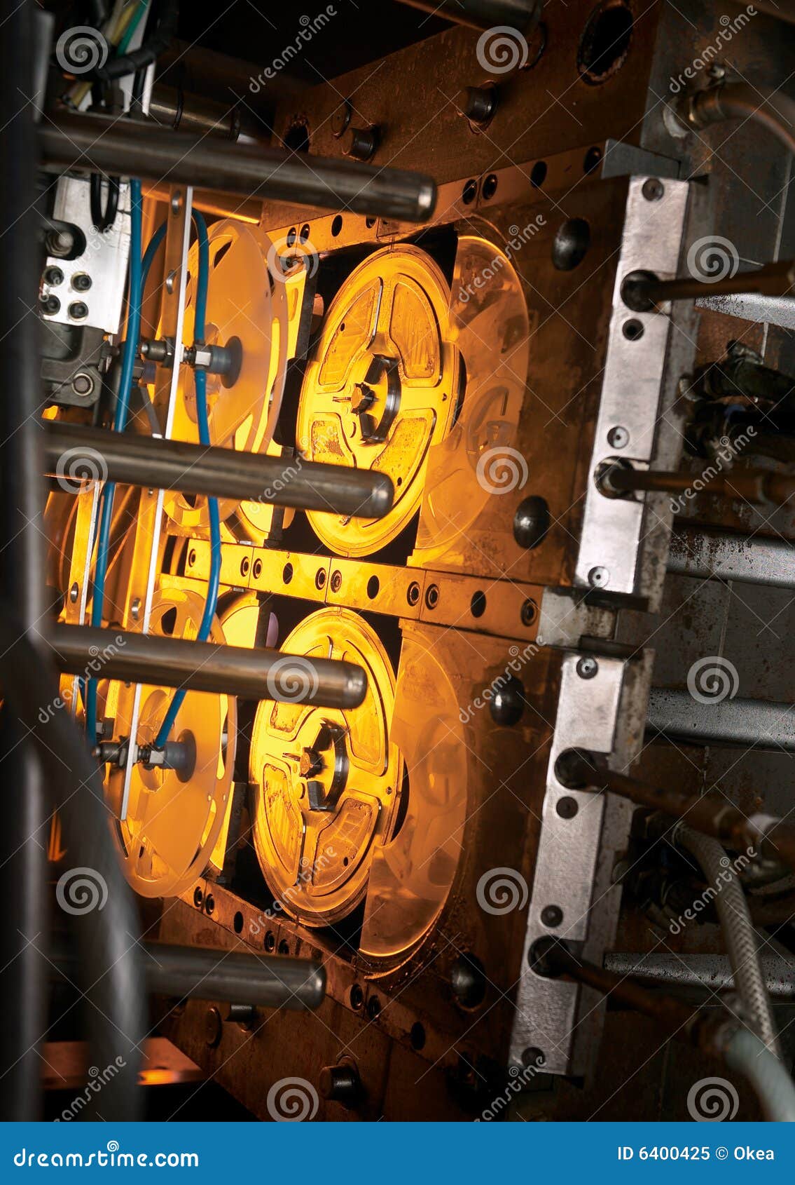 Molding machine stock image. Image of iron, machine, injection - 6400425