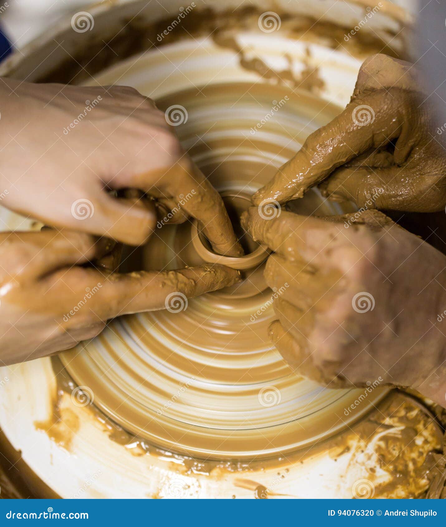 Molding with pottery stock photo. Image of workshop, ceramic - 94076320