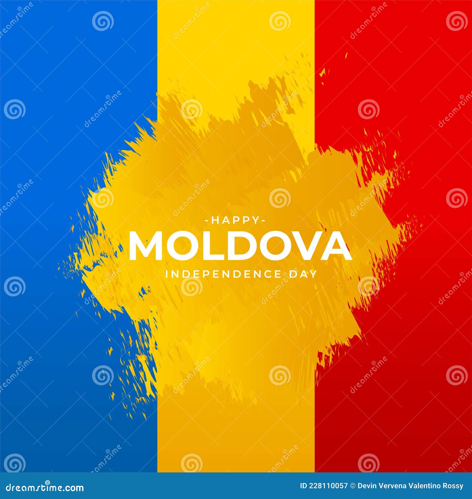 Moldova independence day stock vector. Illustration of modern - 228110057