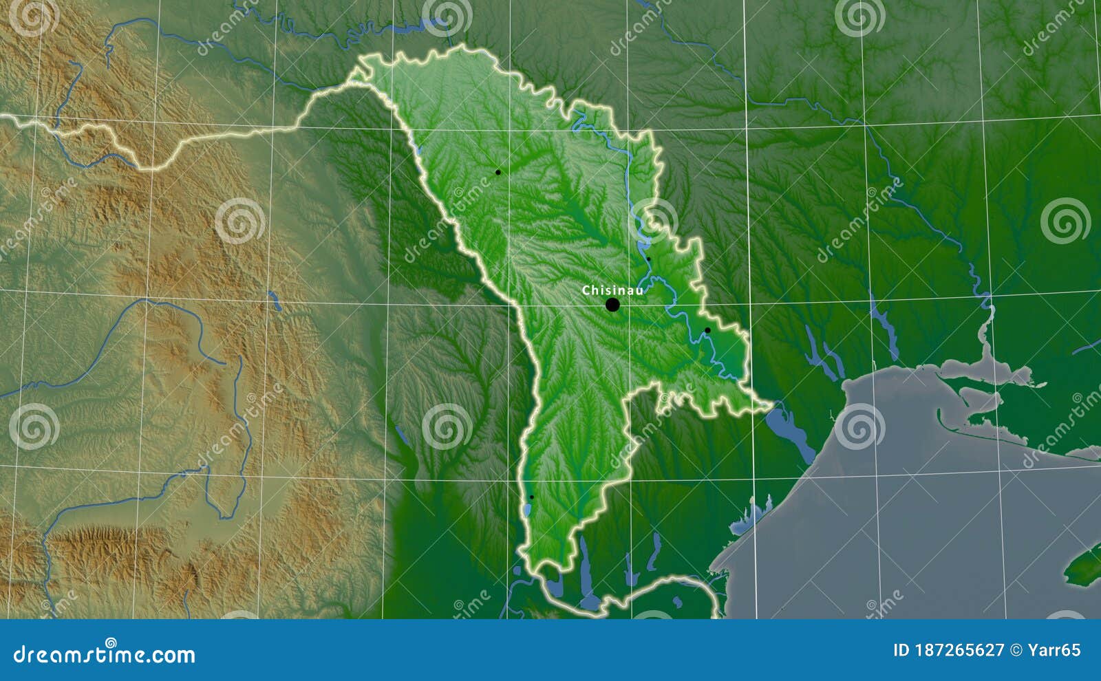 moldova physical features