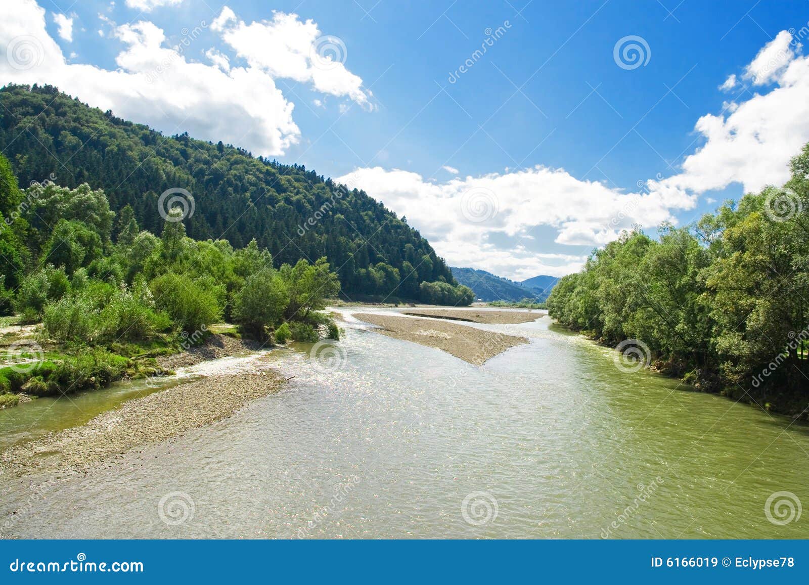 Moldova River in the Summer Stock Image - Image of tree, beautiful: 6166019