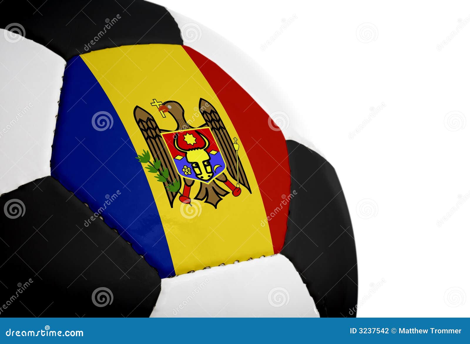 Moldovan Flag - Football stock photo. Image of flag, isolated - 3237542