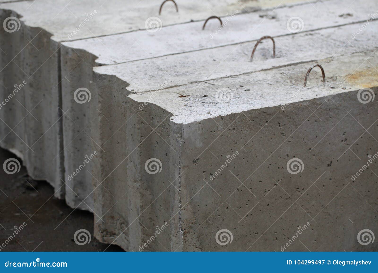 Molds for Concrete Structures in the Factory Stock Image - Image of ...