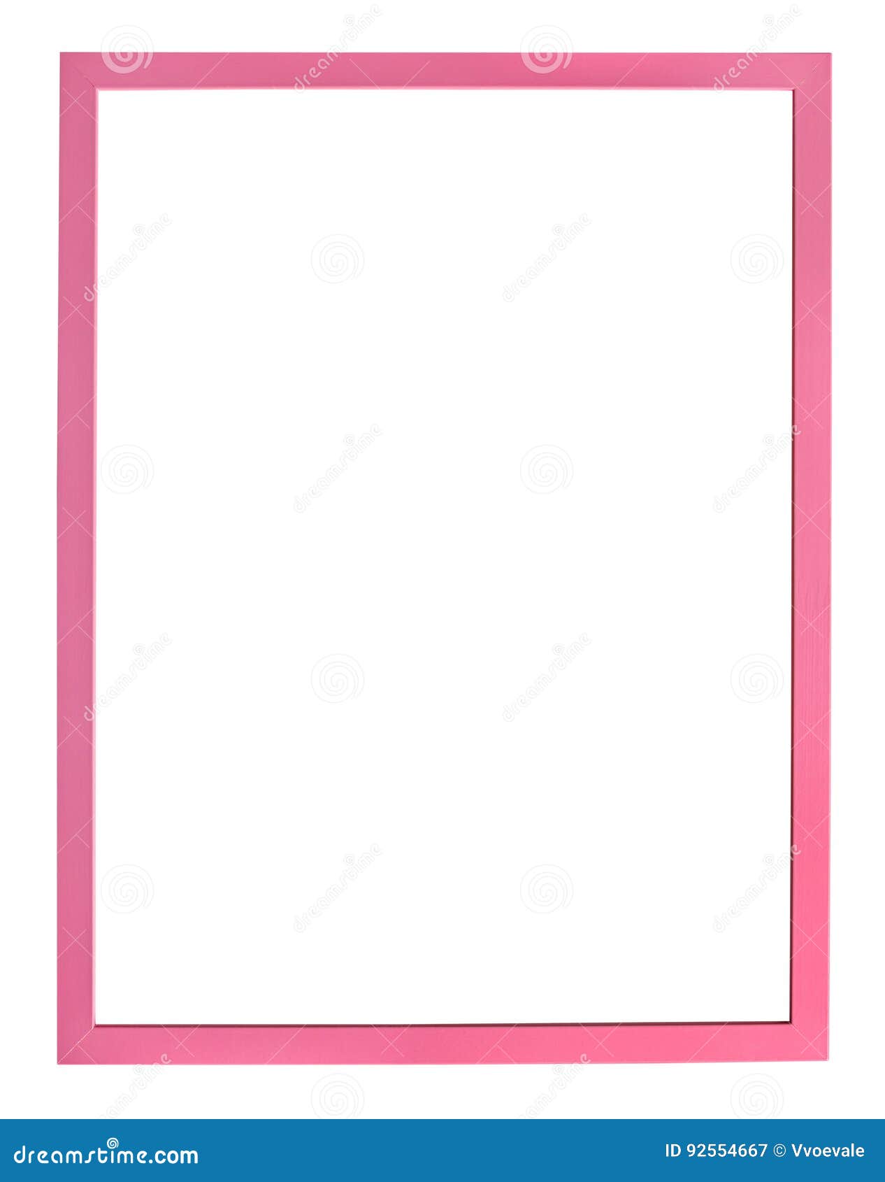 Moldura Para Retrato Cor-de-rosa Moderna Vertical Imagem de Stock ...