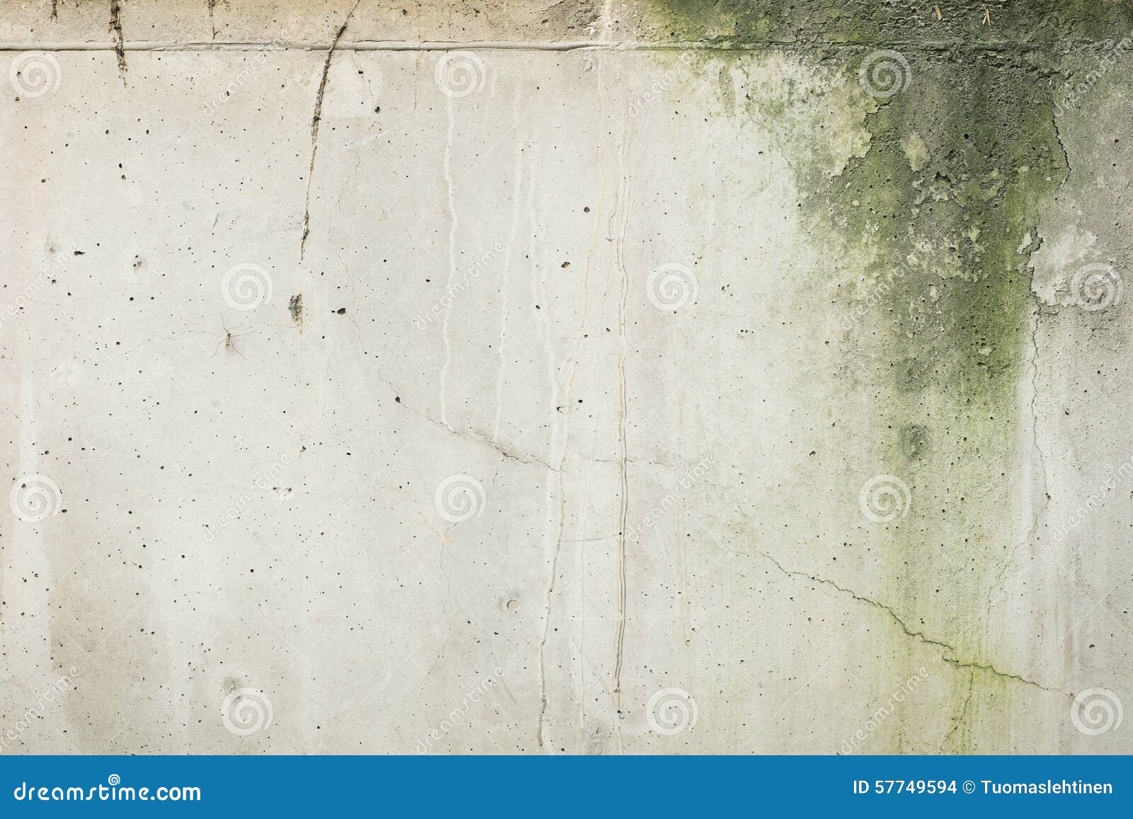 Moldy Concrete Wall with Cracks Stock Photo - Image of concrete ...