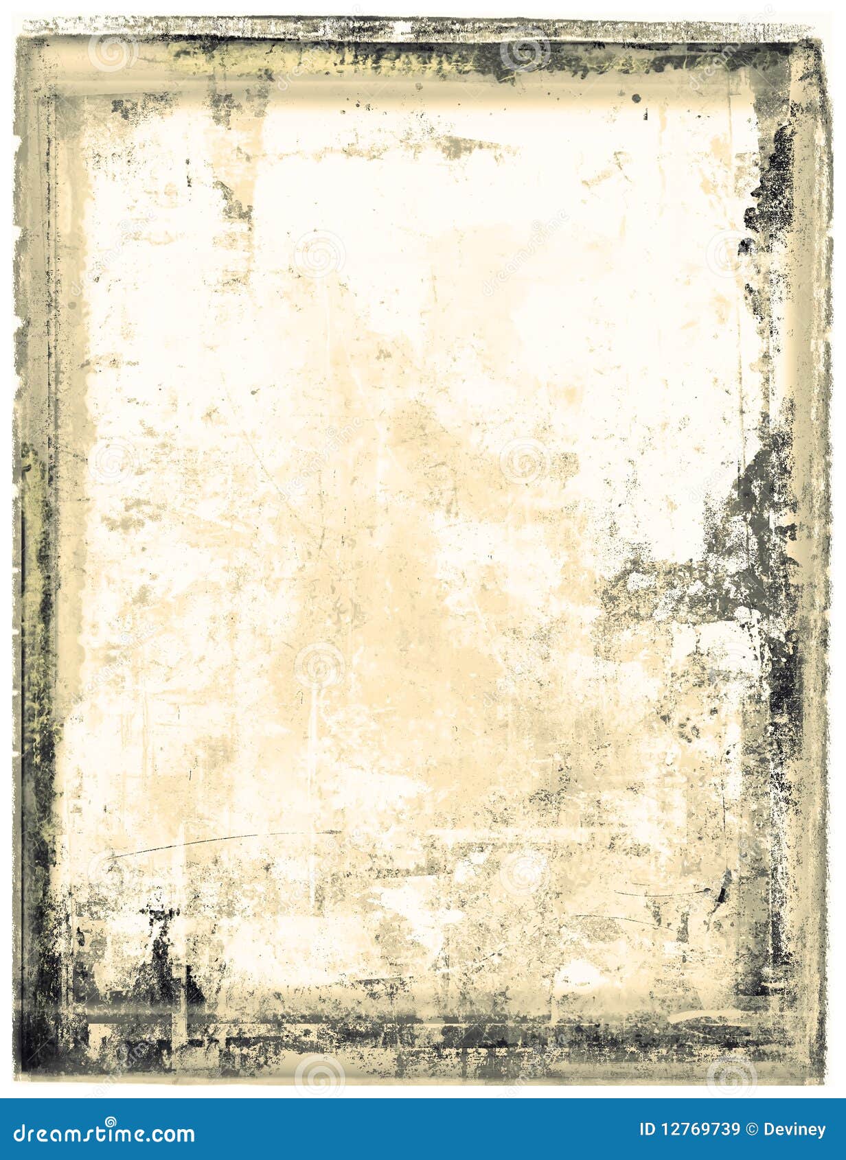 Moldy, Disintegrating Paper Stock Illustration - Illustration of worn ...