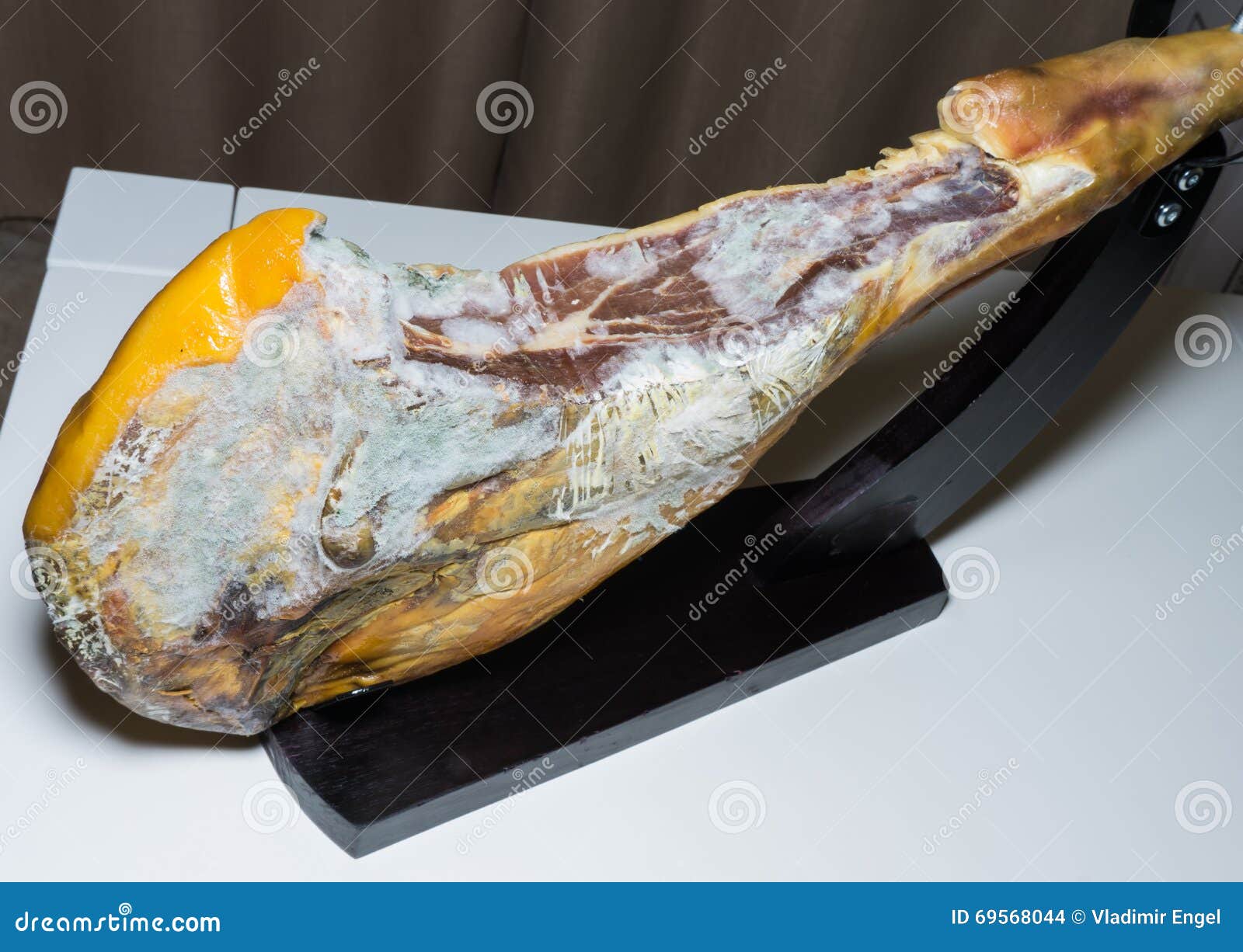 Moldy Ham Hamon Dangerous Food Stock Photo - Image of fungus, money ...