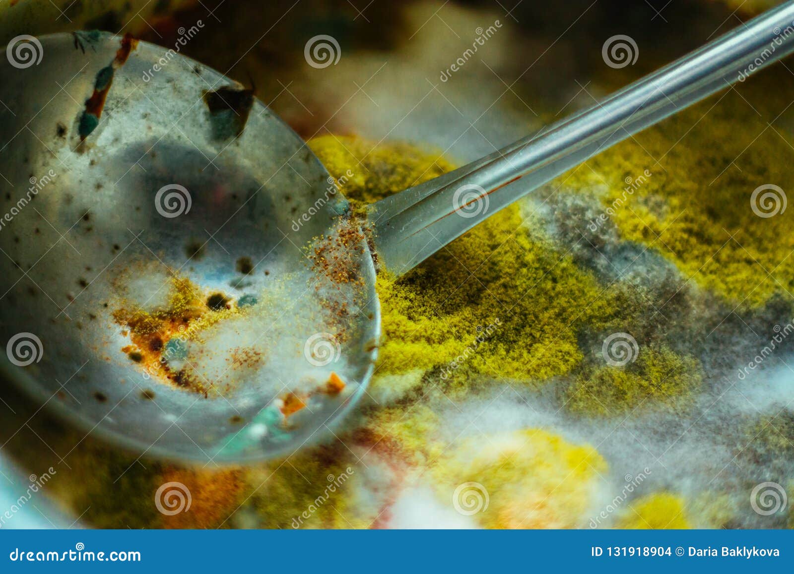 Moldy soup in pot stock photo. Image of illness, growth - 131918904