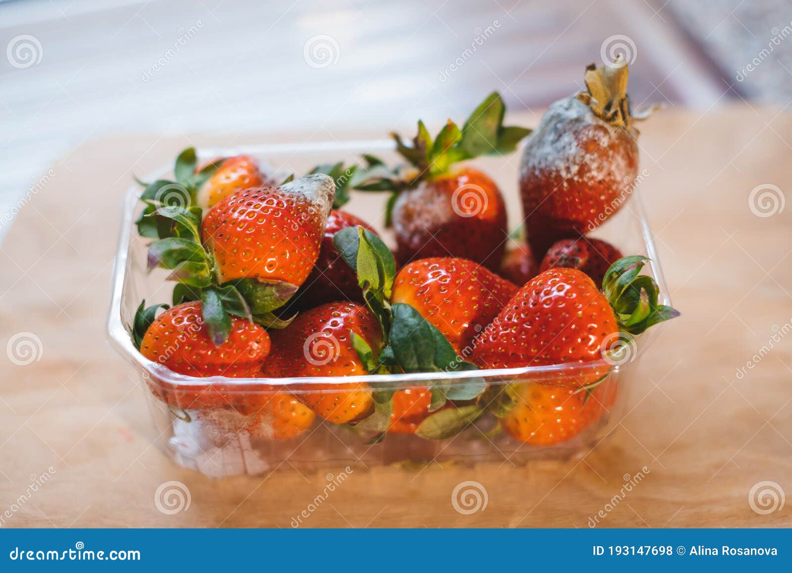 Moldy strawberries stock photo. Image of poor, mouldy - 193147698