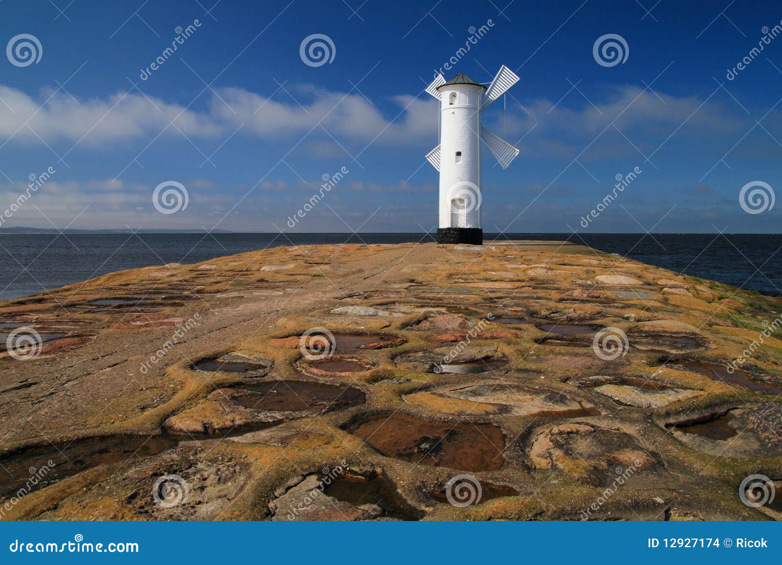 Mole stock photo. Image of voyage, stone, windmill, beacon - 12927174