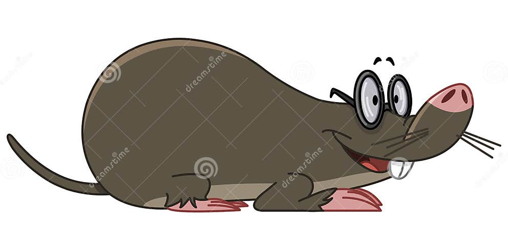 Mole stock vector. Illustration of cartoon, isolated - 20966156