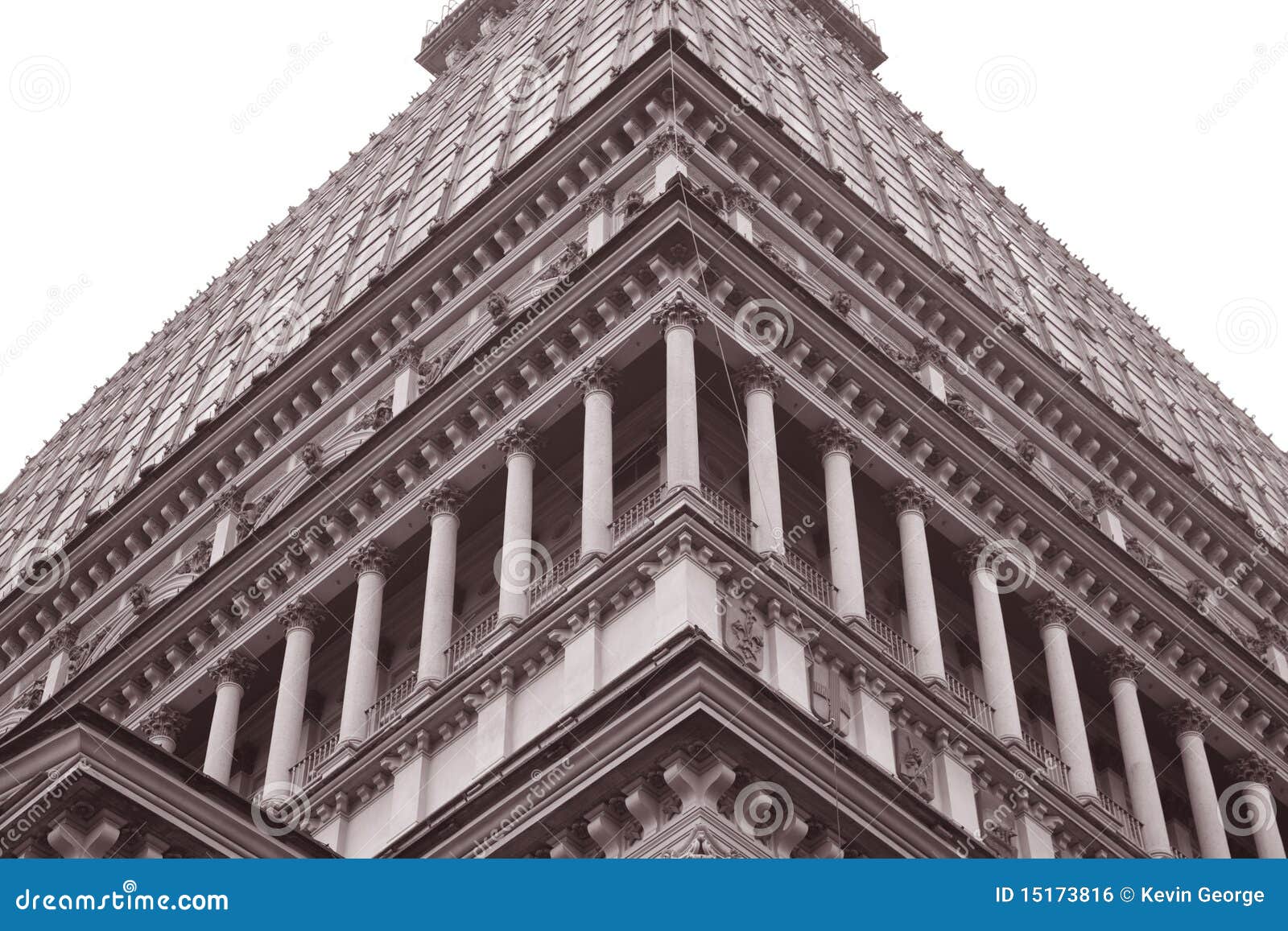 The Mole Antonelliana Building, Turin Stock Photo - Image of building ...