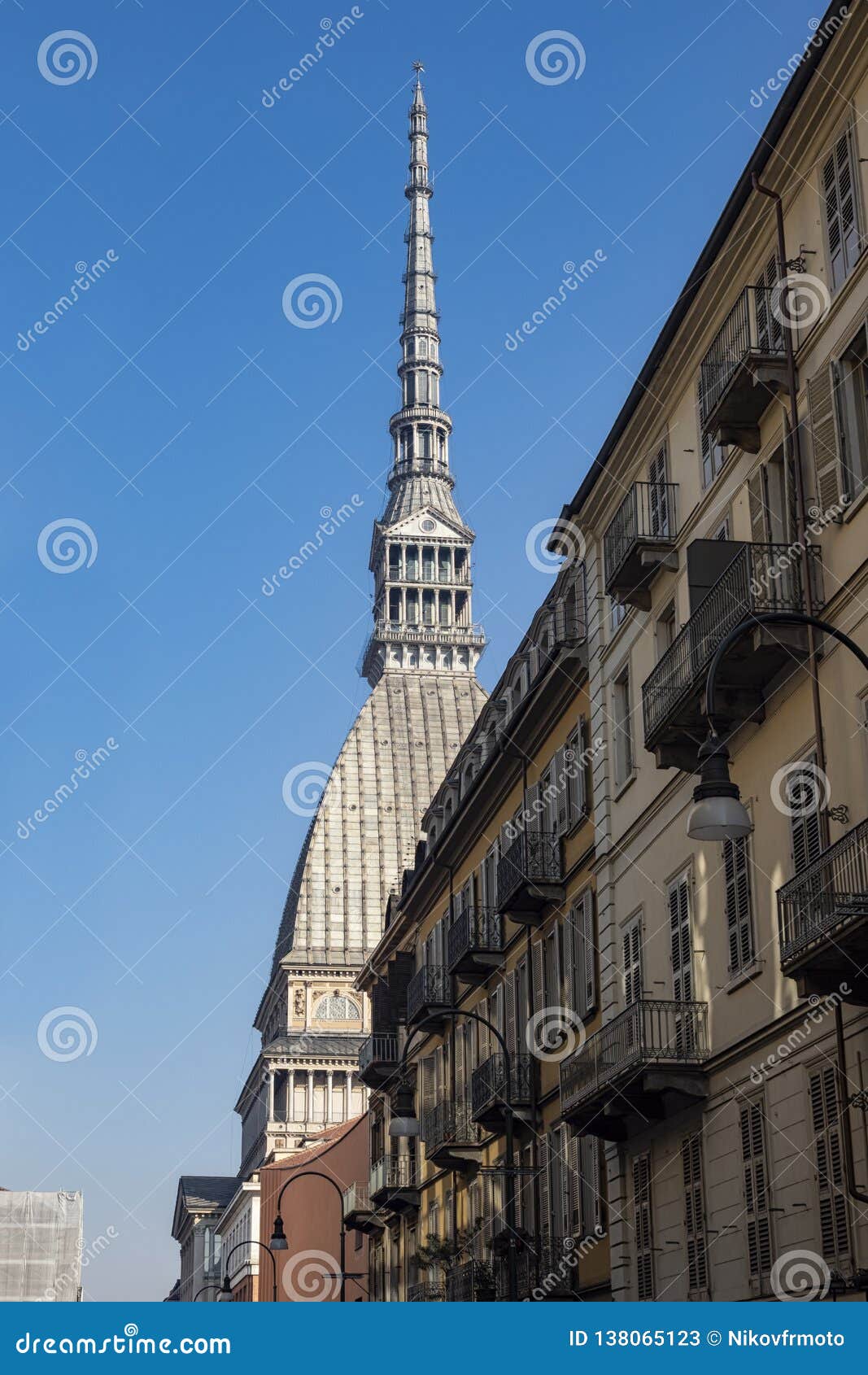 Mole Antonelliana Building in Turin Stock Image - Image of mole ...