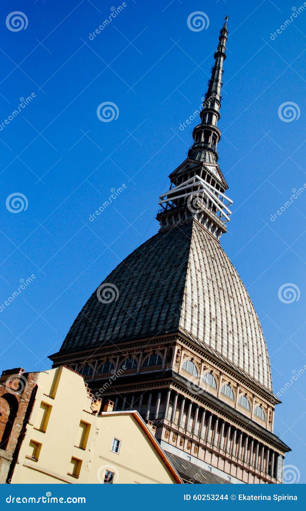 Mole Antonelliana. Turin. Italy Stock Photo - Image of skyline, italian ...