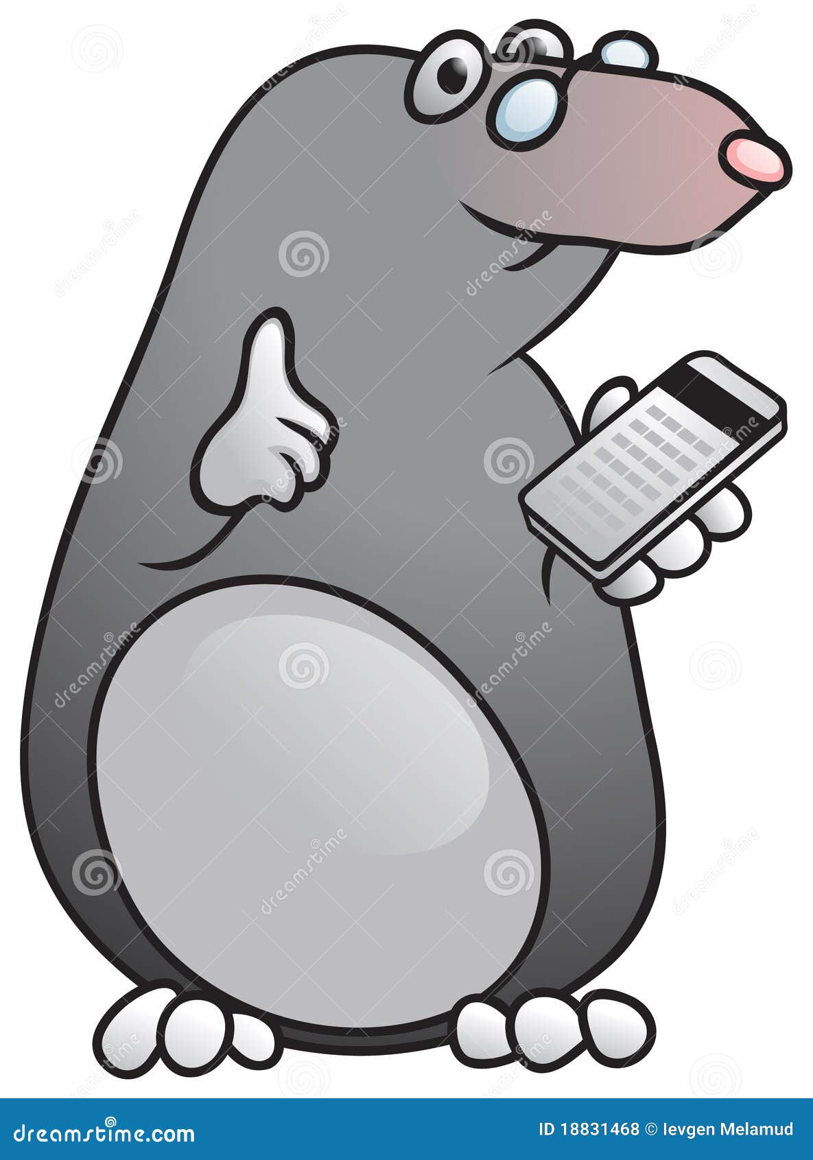 Mole Talpidae, Insectivorous Animal Royalty-Free Illustration ...