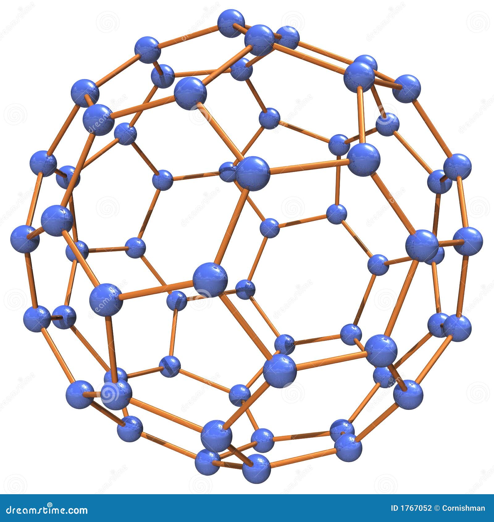 Molecola complessa illustrazione di stock. Illustrazione di scienza ...