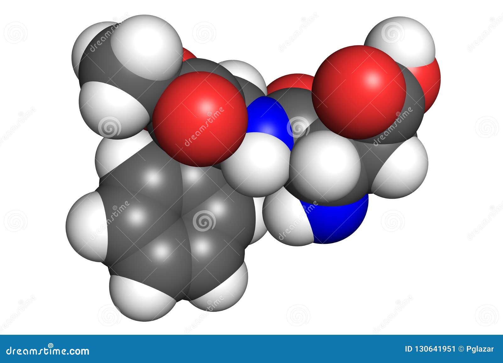 Molecola dell'aspartame illustrazione di stock. Illustrazione di ...