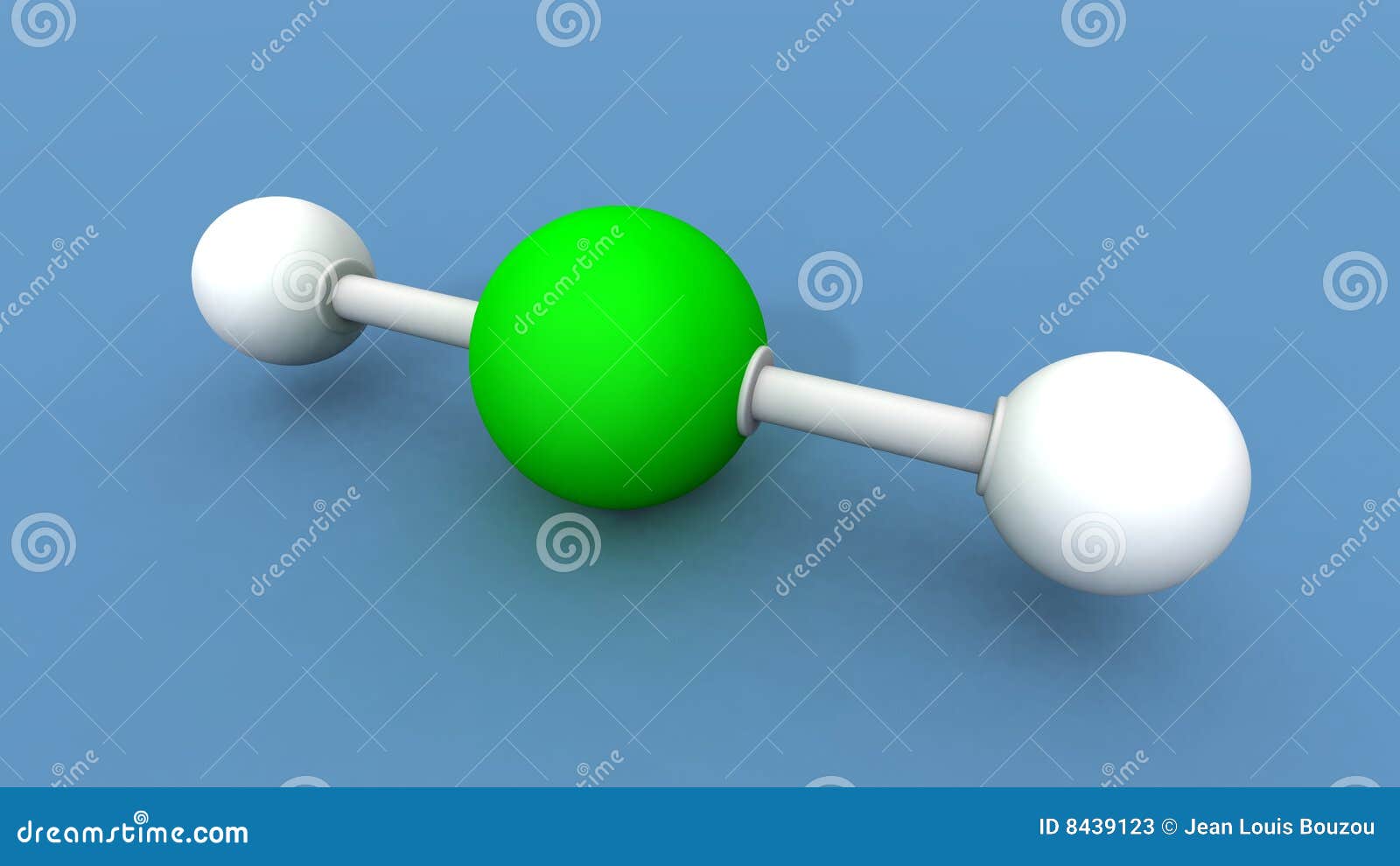 Molecola Dell'idruro Del Berillio Illustrazione di Stock ...