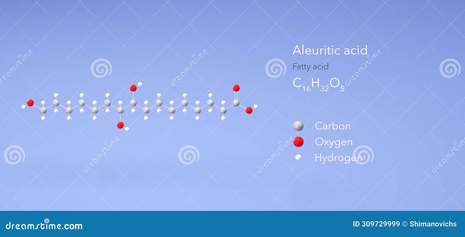 Molecola Di Acido Aleuritico Strutture Molecolari Di Acido Grasso 3d ... Molecola Di Acido Aleuritico Strutture Molecolari Di Acido Grasso 3d ...