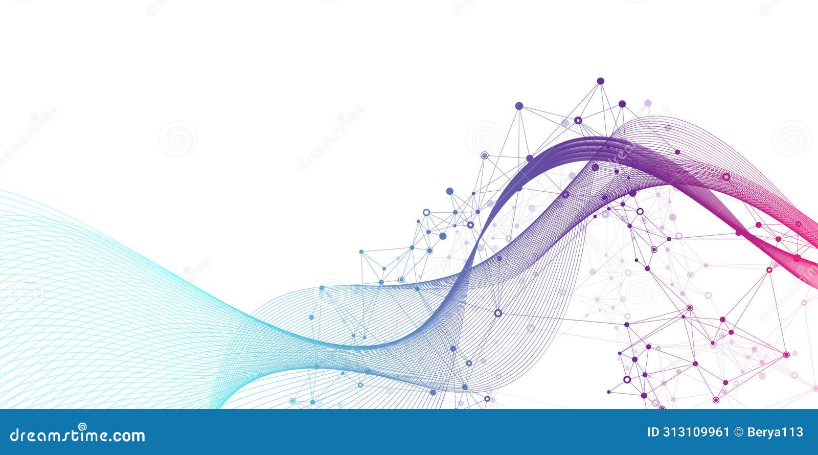 Molecular Abstract Structure Background. Scientific Illustration with ...