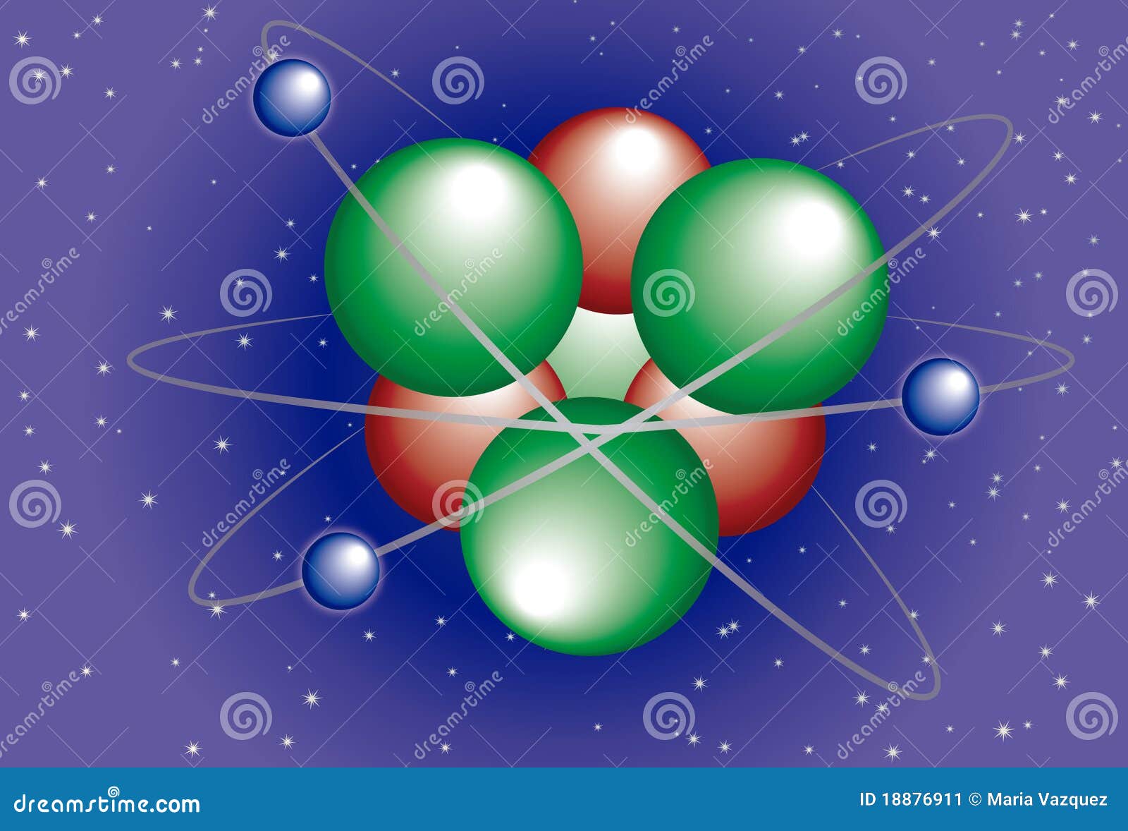 Molecular Atom And The Scientists. Structure Of The Smallest Particle ...