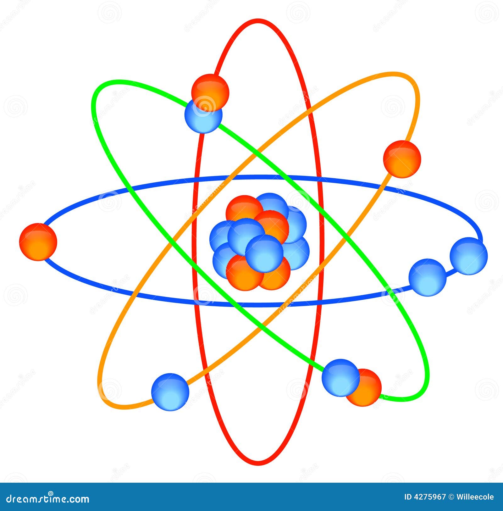 Molecular Atom And The Scientists. Structure Of The Smallest Particle ...