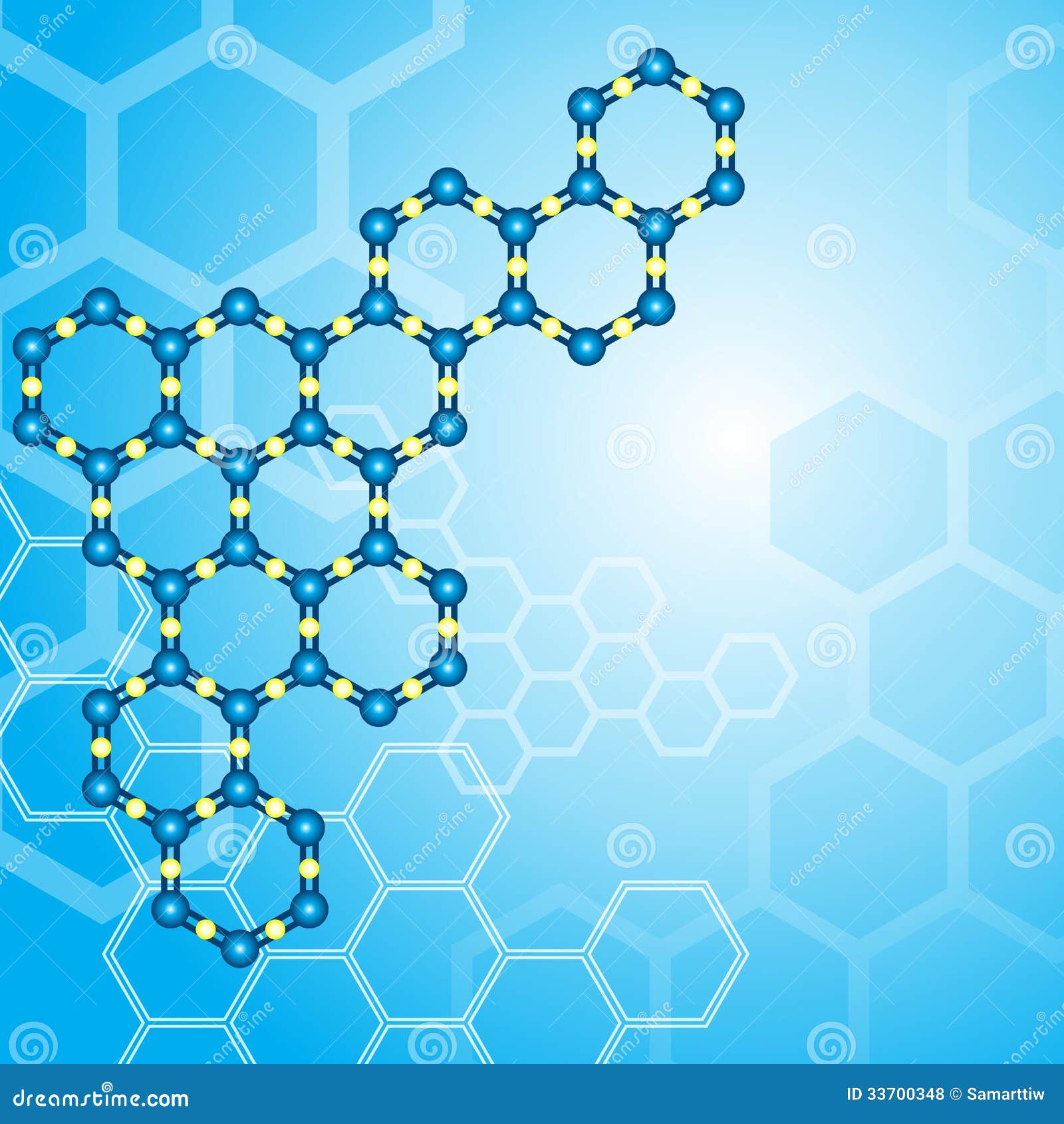 Molecular background stock vector. Illustration of backdrop - 33700348