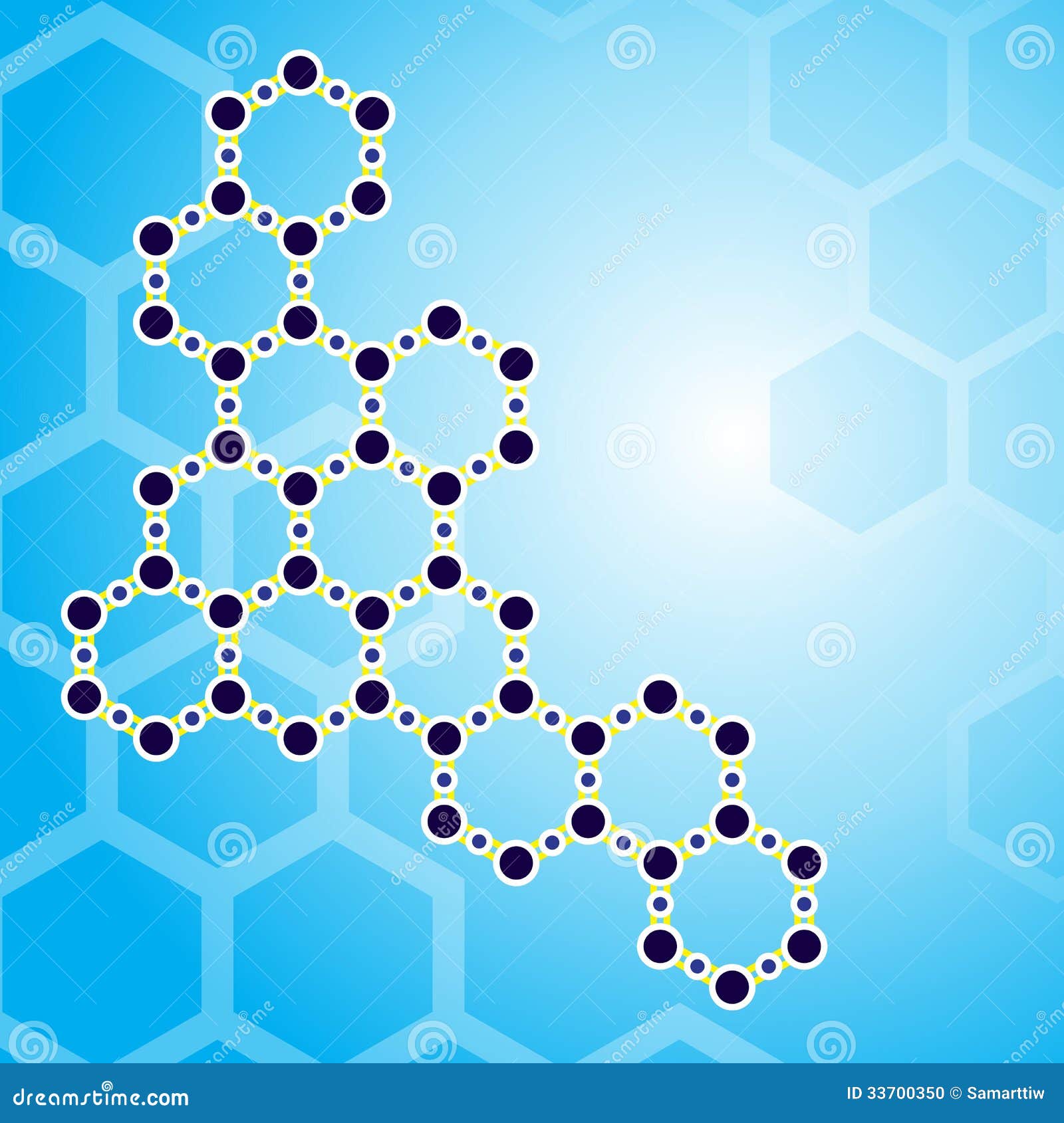 Molecular background stock vector. Illustration of chemistry - 33700350
