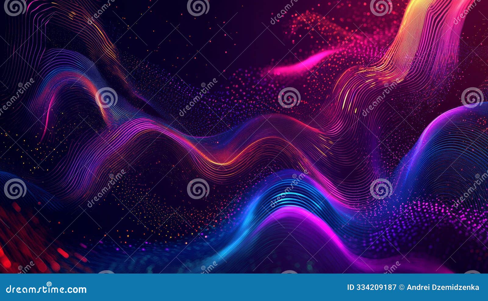 Molecular Background with DNA. Graph with Connecting Lines and Dots ...