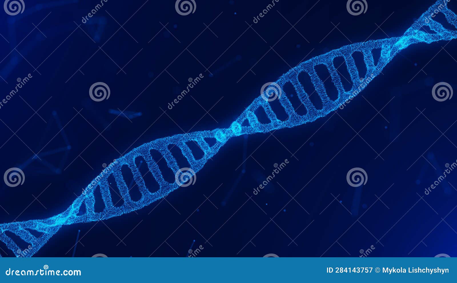 Molecular Background with DNA. Network Concept. Music Sound Wave. Big ...