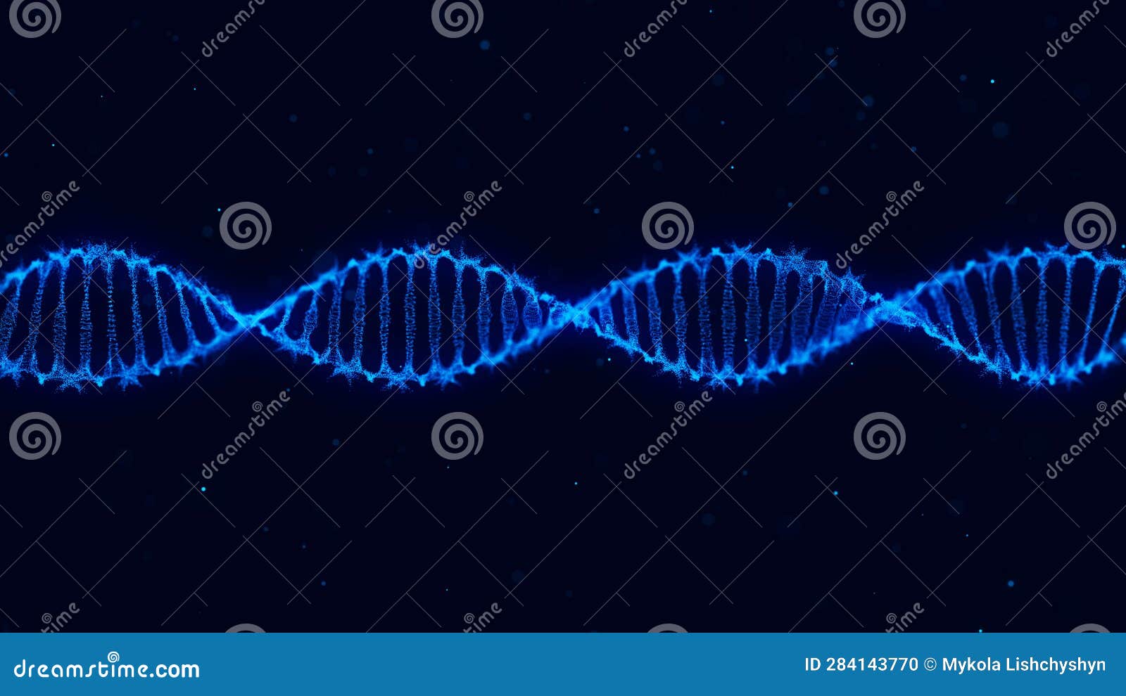Molecular Background with DNA. Network Concept. Music Sound Wave. Big ...