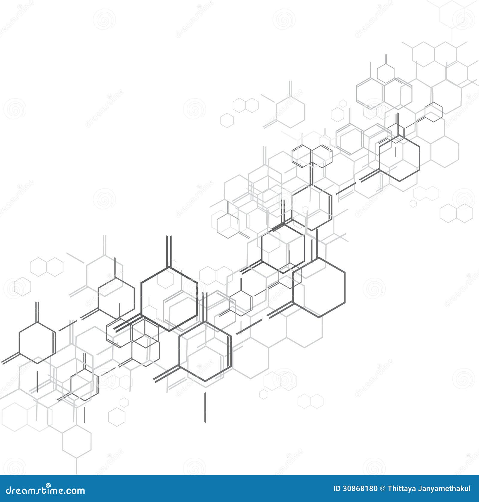 Molecular background stock illustration. Illustration of medicine ...