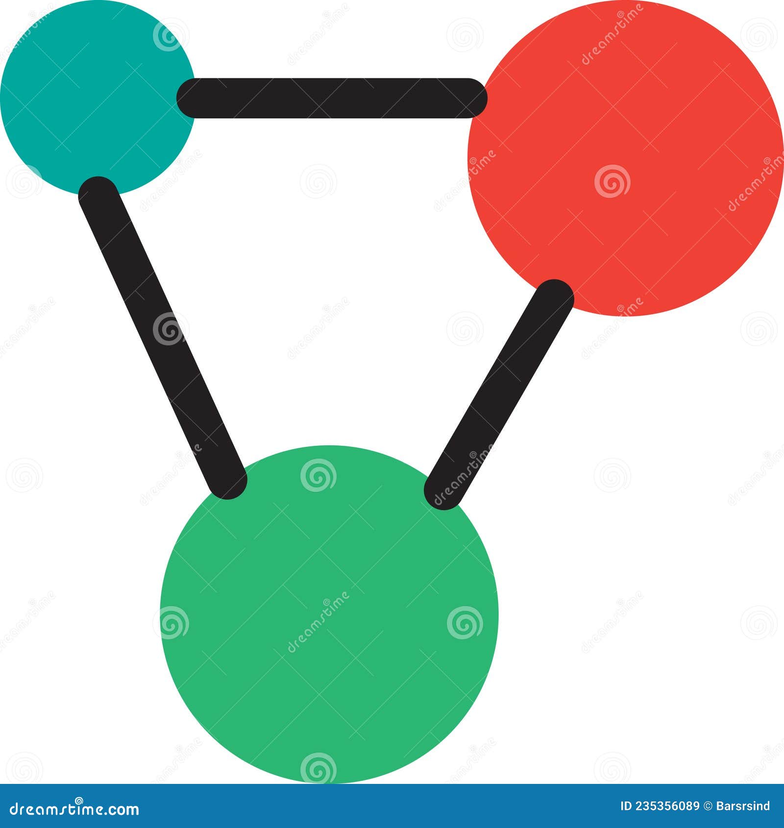 Molecular Biology or Chemical Compound Icon Vector Stock Vector ...