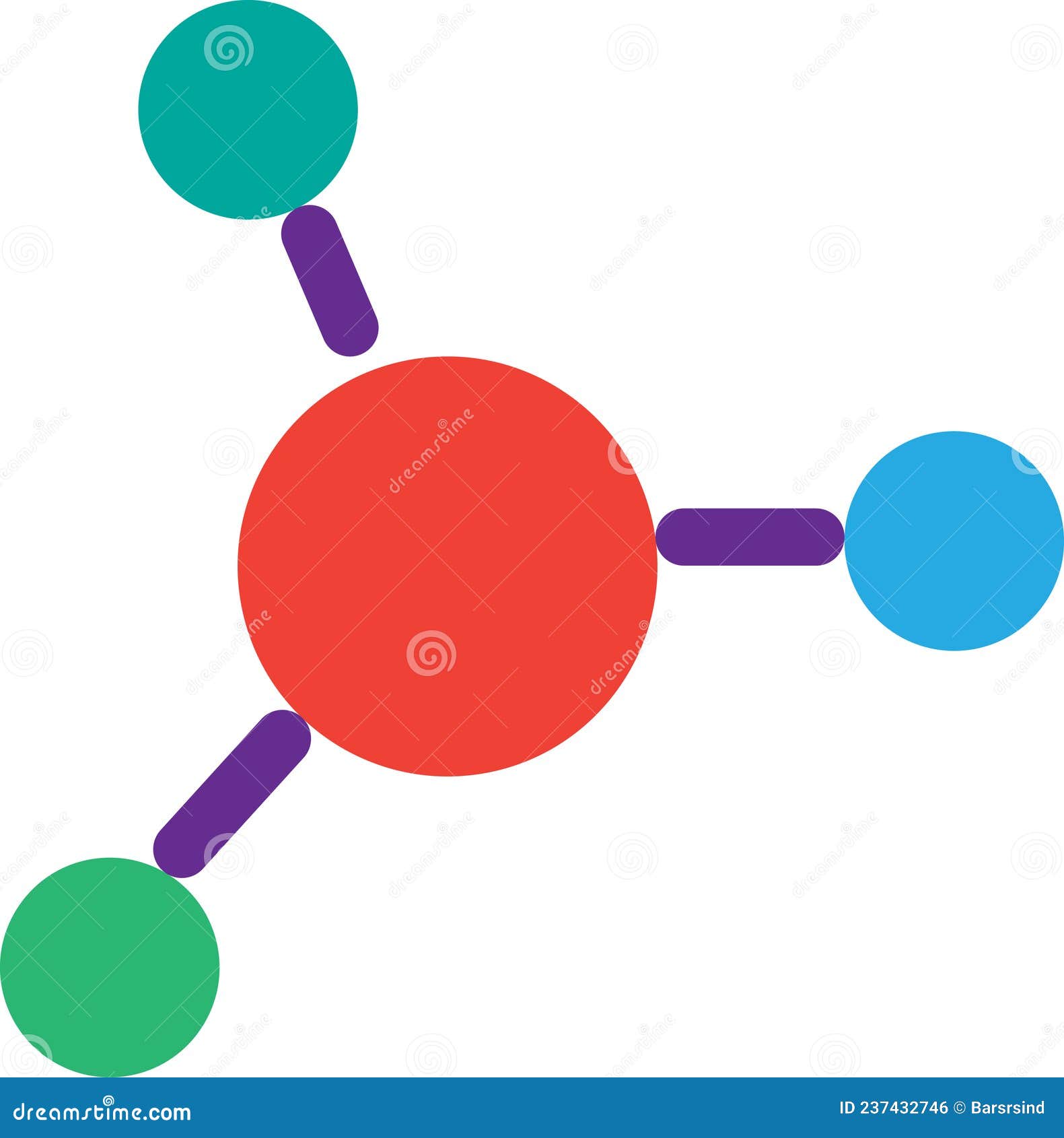 Molecular Biology or Chemical Compound Icon Vector Stock Vector ...