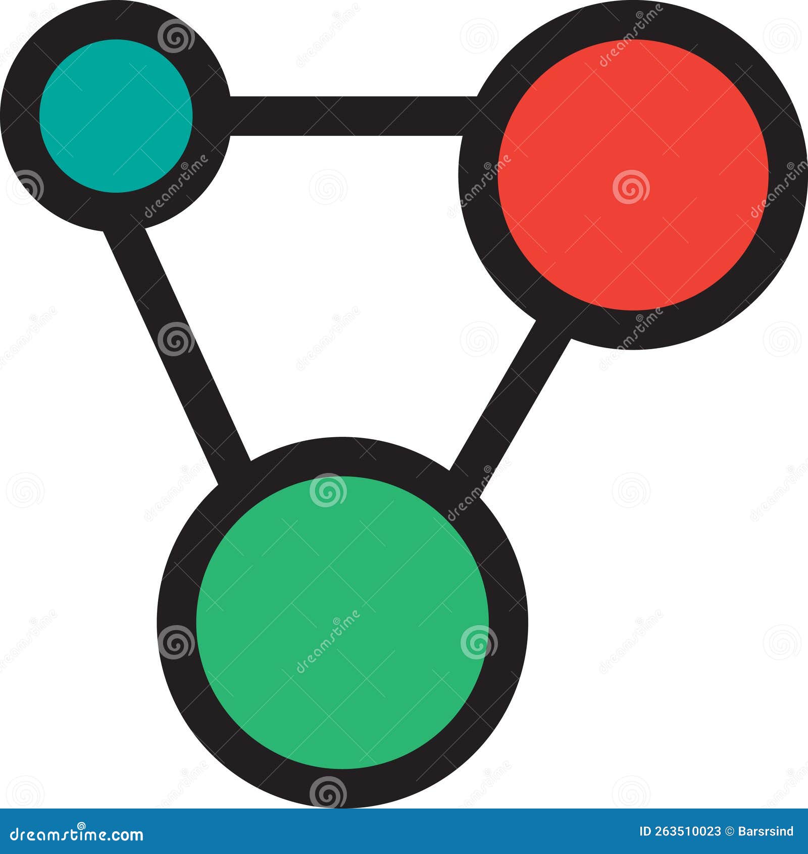 Molecular Biology or Chemical Compound Icon Vector Stock Vector ...