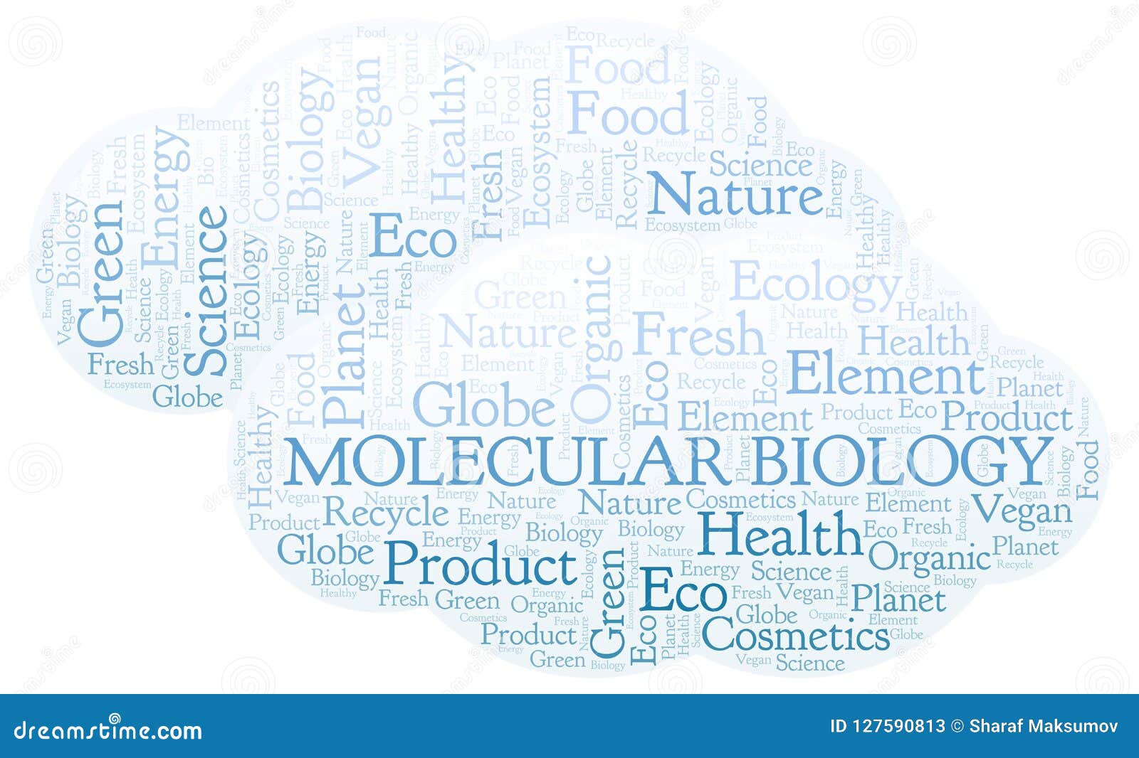 Molecular Biology Word Cloud. Stock Illustration - Illustration of ...