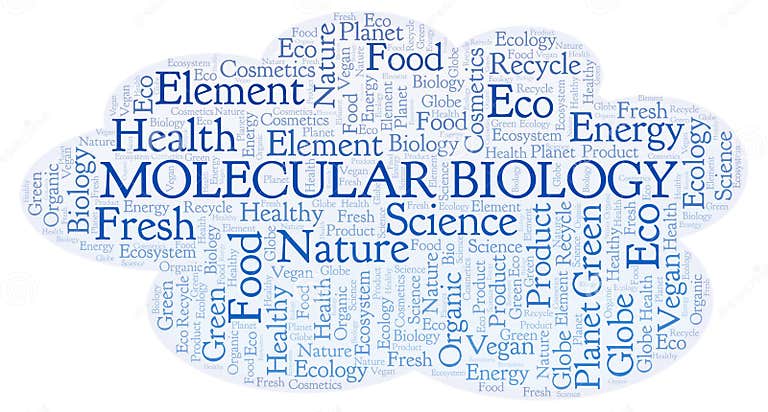 Molecular Biology Word Cloud. Stock Illustration - Illustration of ...