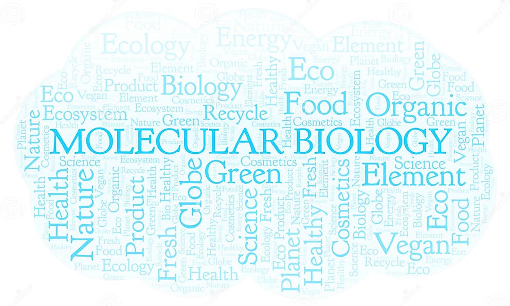 Molecular Biology Word Cloud. Stock Illustration - Illustration of ...