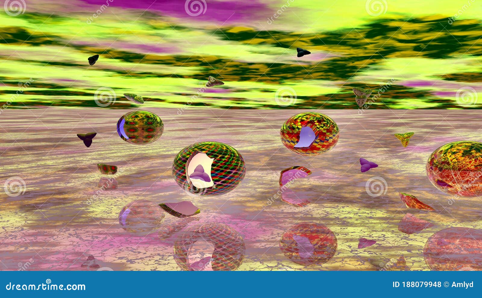 Molecular Birth in Widescreen Stock Illustration - Illustration of ...