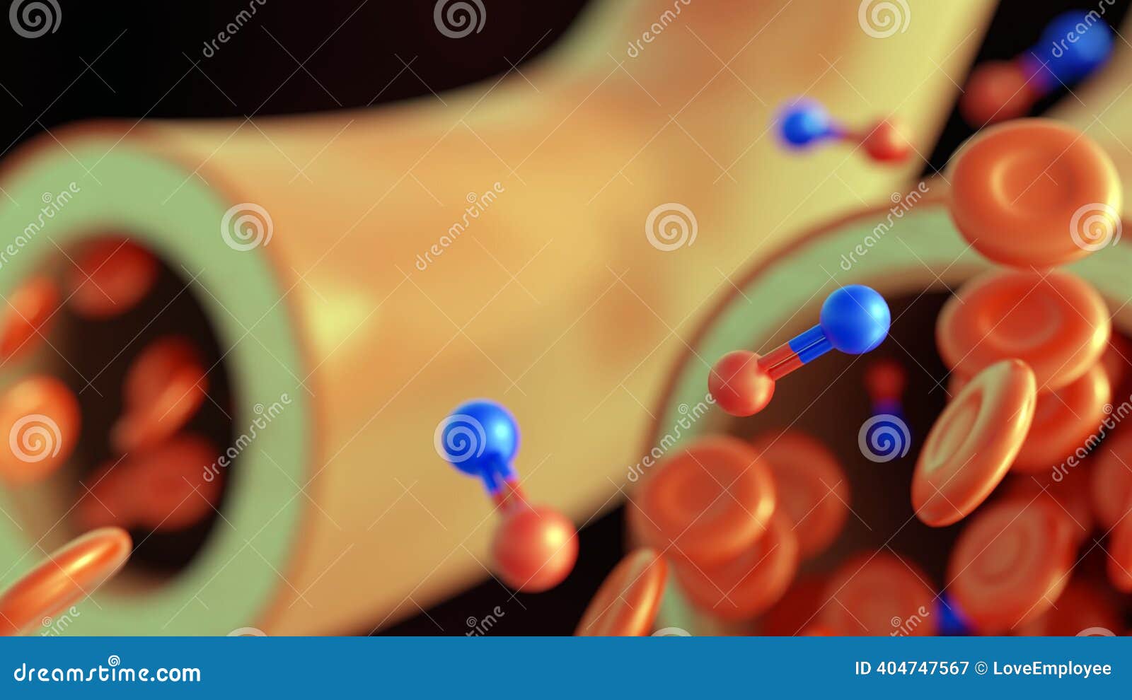 Nitric Oxide, NO, Molecule Model, Chemical Formula. Nitrogen Oxide ...